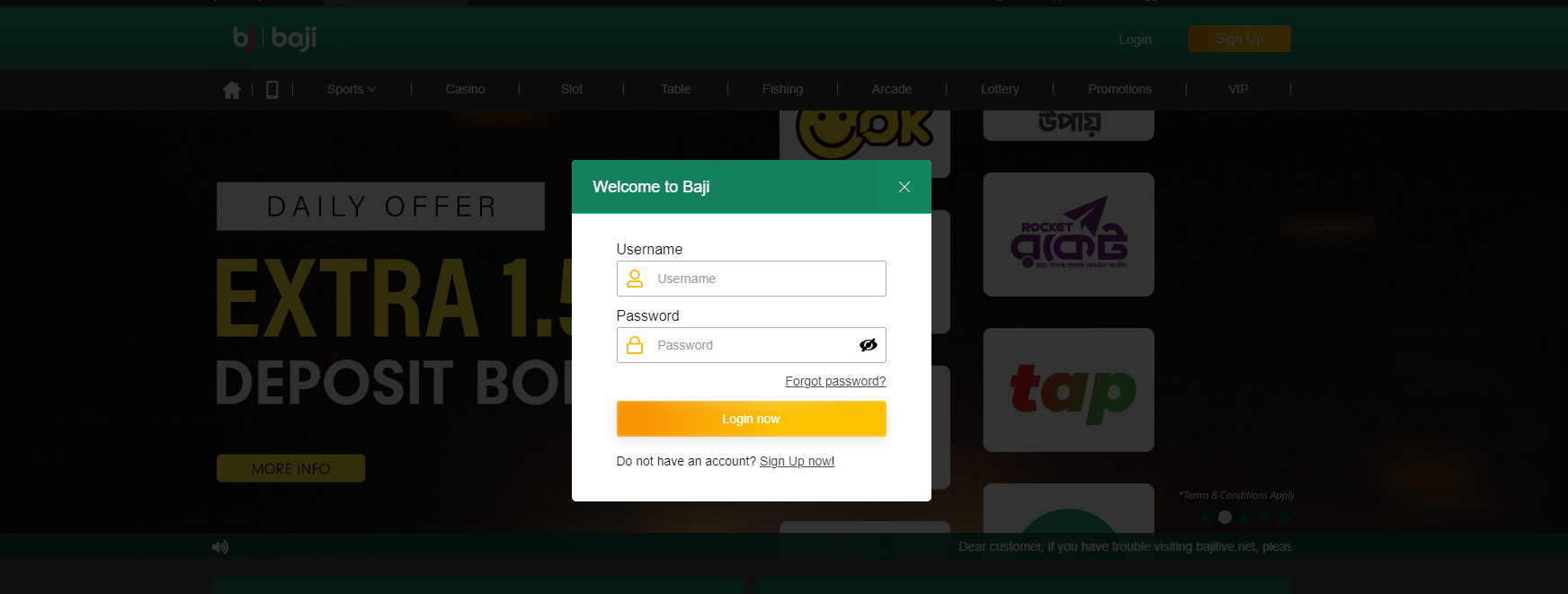 Baji Live Login to Baji Account - Baji Live